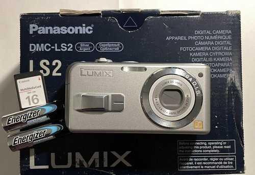 Компактный фотоаппарат panasonic dmc-ls2