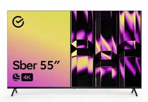 Телевизор Sber, 55"(139 см), UHD 4K RAM 1,5GB