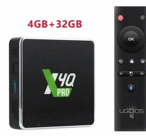 Android tv приставка ugoos X4 Pro 4/32gb