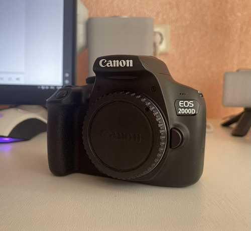 Зеркальный фотоаппарат Canon EOS 2000D WiFi | Festima.Ru - Мониторинг ...