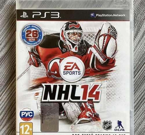 NHL 14 Ps3 игры диск лицензия