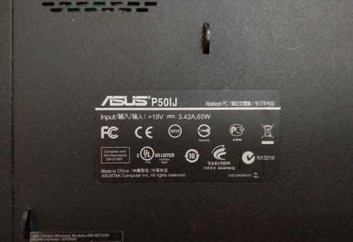 Ноутбук 15.6" ASUS P50IJ, 320 ГБ, Celeron 900, RAM 2 ГБ, Intel GMA 4500M