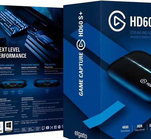 Карта захвата Elgato Game Capture HD60 S+