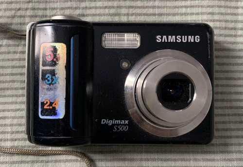 Компактный фотоаппарат samsung Digimax S500