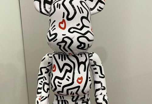 Медведь bearbrick 70 см Keith Haring