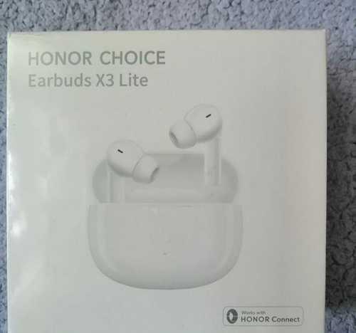 Беспроводные наушники Honor Earbuds X3 whiteновые