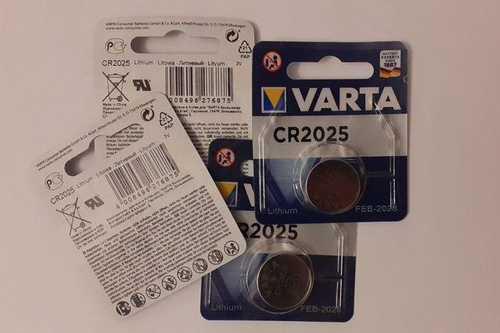 Батарейка Varta CR2025