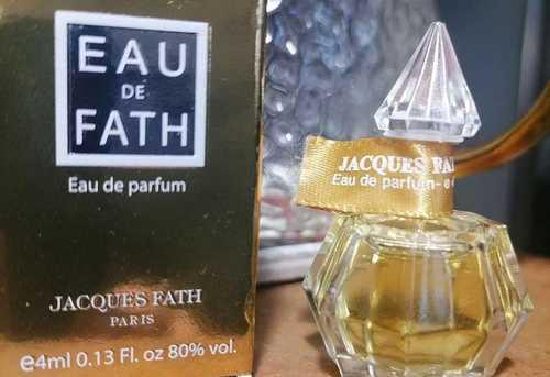 Духи EAU DE fath Jacques fath 4ml