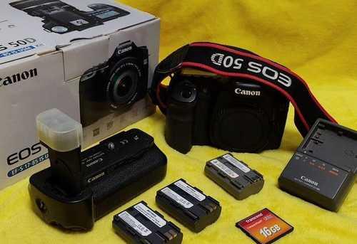 Зеркальный фотоаппарат Canon 50D