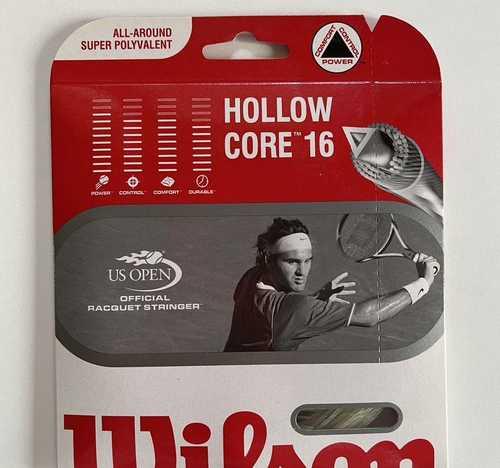 Теннисная струна Wilson Hollow Core 16