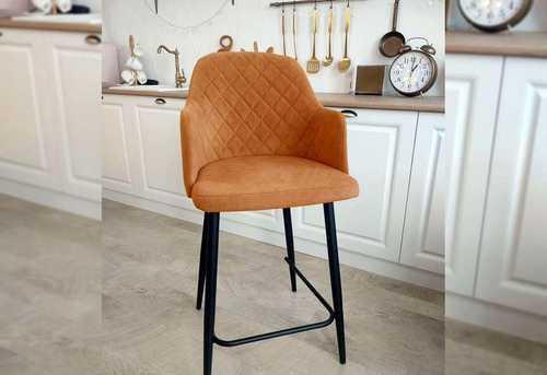 Кухонные высокие удобные стулья со спинкой