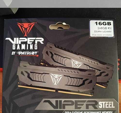 Оперативная память ddr4 16gb patriot viper