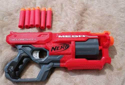 Бластер nerf mega cyclone shock