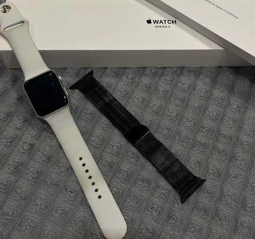 Часы apple watch 3 38 mm silver aluminum