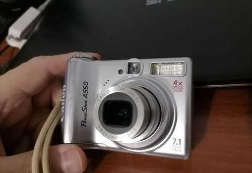 Canon PowerShot A550 Компактный фотоаппарат