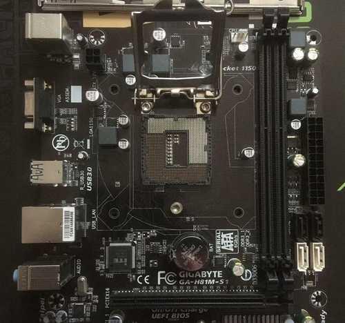 Gigabyte GA-H81M-S1 (Сокет 1150)