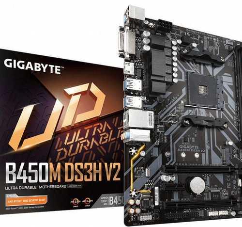 Материнская плата gigabyte b450m ds3h v2