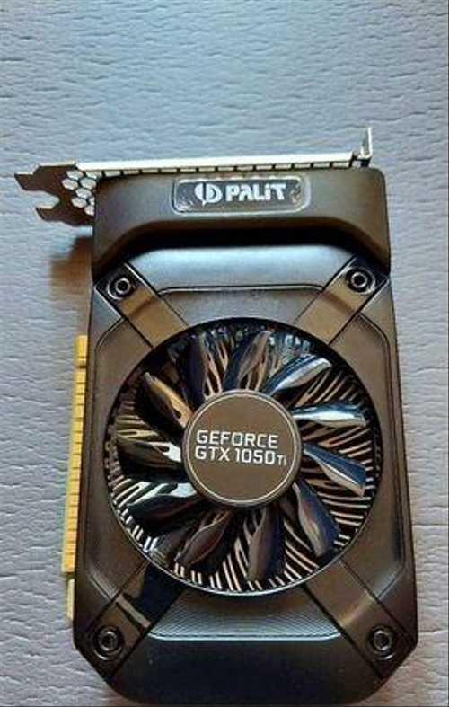 Видеокарта Palit GeForce GTX 1050 Ti stormx 4Гб