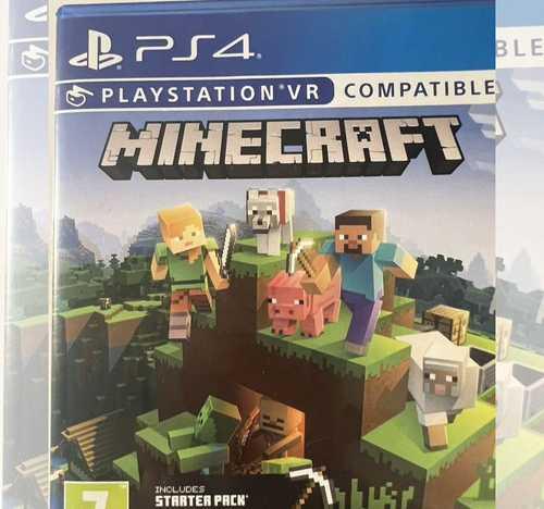 Minecraft ps4 диск