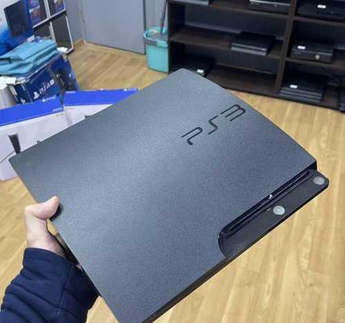 PS3 Slim 500 Гб прошитая с играми