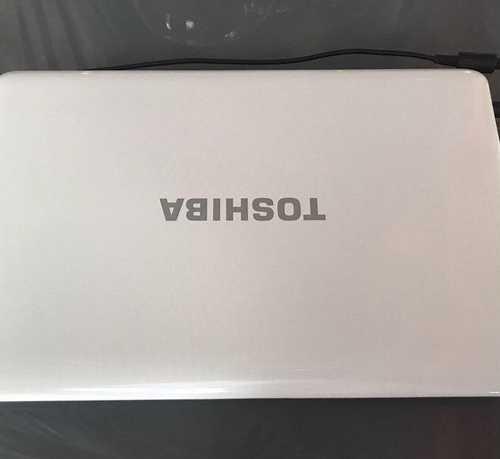 Ноутбук Toshiba satellite L655 белый