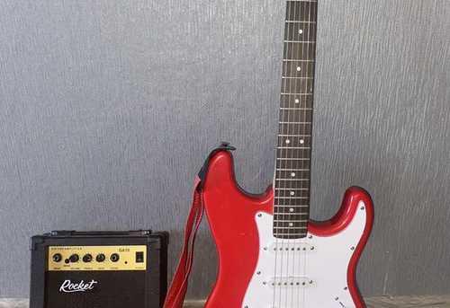 Fender Squier mm stratocaster + комбик
