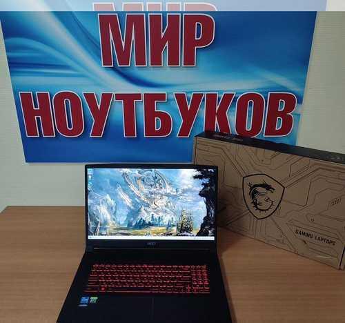 Игровой зверь MSI 17" 144гц/ 32gb / RTX / на гаран