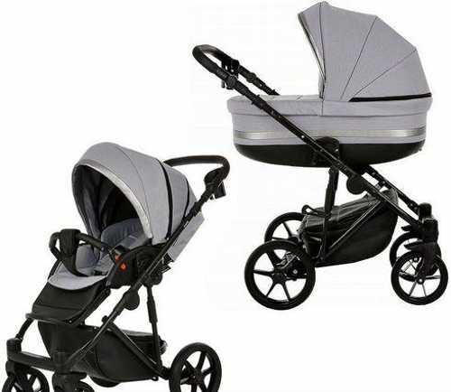 Коляска Pituso Luna 2 в 1 Grey Sta1873