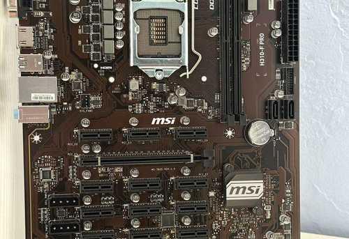 Материнская плата MSI H310-F Pro 1151v2