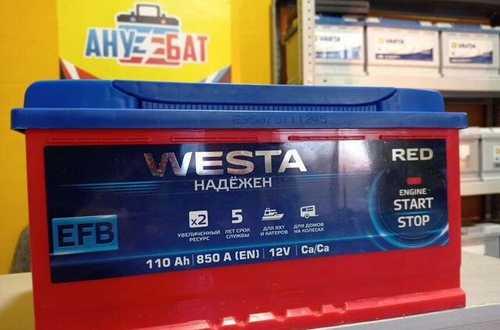 Аккумулятор westa RED EFB 6ст-110 п.п.850А(353*175