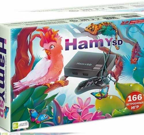 Приставка Hamy SD black (2в1 8+16 Bit) +166 игр