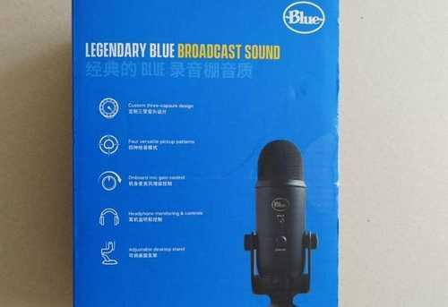 Микрофон Blue Yeti Blackout черный