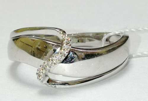 Золотое кольцо с бриллиантами р 17,5 (22800)