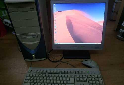Пк Pentium 4 с монитором 17 дюймов