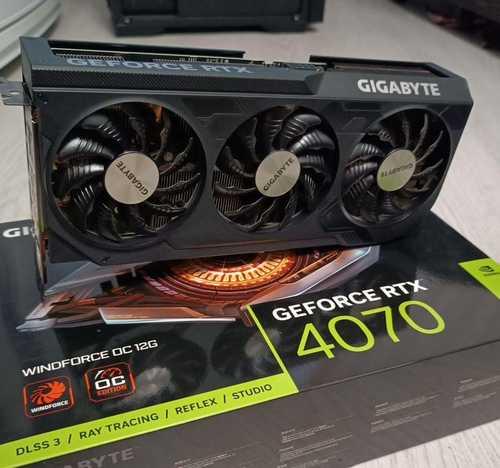 Видеокарта Gigabyte RTX 4070 12 gb