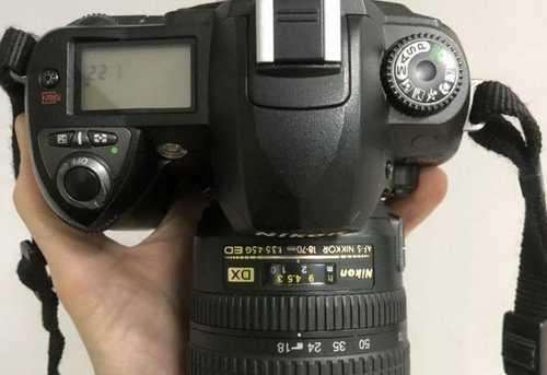 Nikon d70s с объективом 18-70