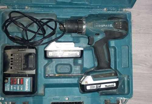 Аккумуляторная дрель шуруповерт makita 18v