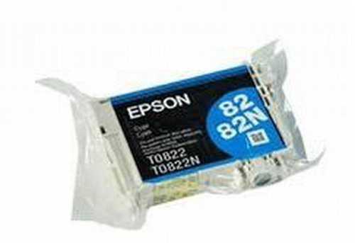 Картридж Epson T0822 голубой