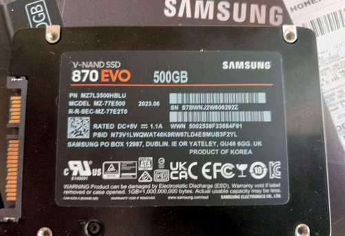 Samsung 870 Evo 500gb
