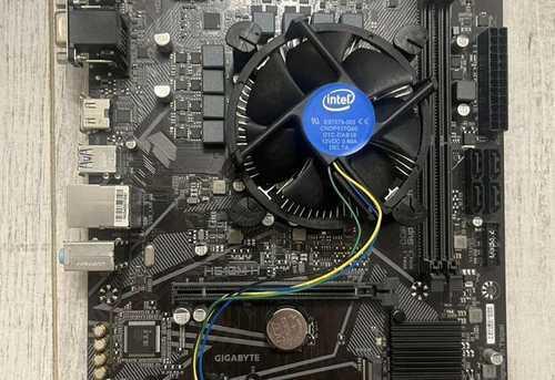 Intel core i5 10400f + H510M H + Кулер