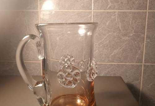 Пивная кружка из чешского стекла