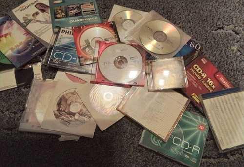 Компьютерные CD-диски и дискеты