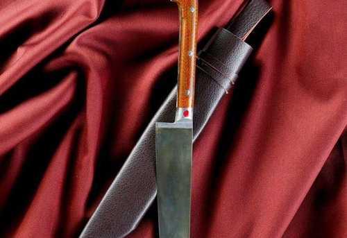 Нож Пчак Шархон - текстолит олово чирчик (11-12 см
