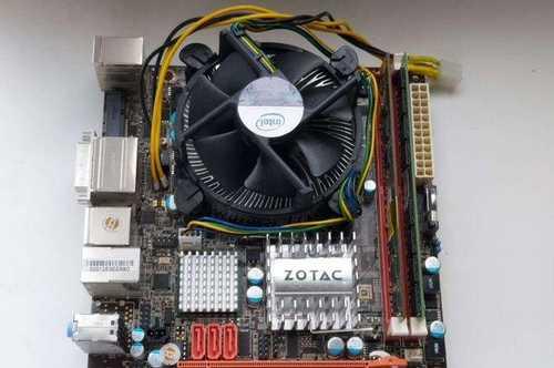 Мощный ITX 775 (материнская, процессор, память)