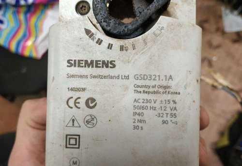 Электропривод воздушной заслонки Siemens gsd321.1a