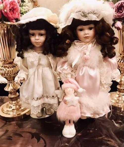 Куклы колекционные фарфоровые 90х