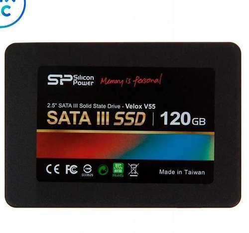 Накопитель SSD 2,5" 120GB Silicon Power Velox V55 SP120gbss3V55S25 Б.У