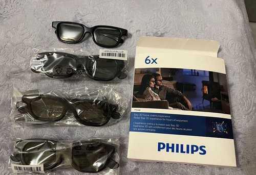 Очки 3D Philips 6шт