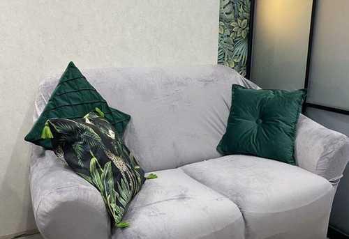 Коричневый диван французкая раскладушка