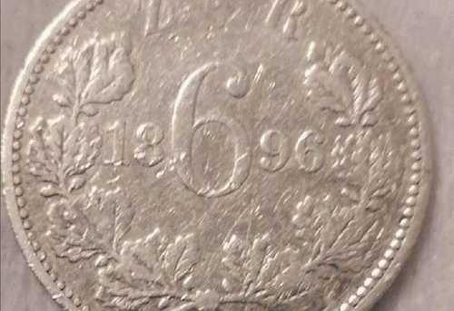 Серебрянная монета юар
